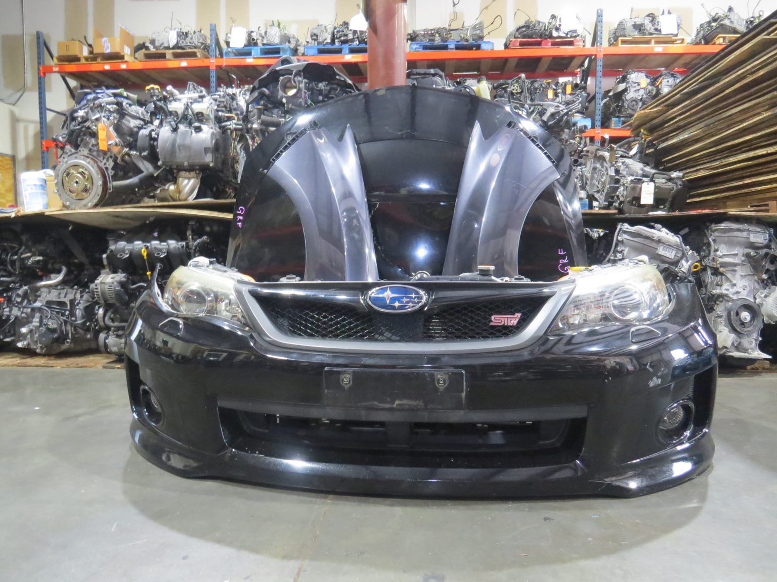 JDM 2008-2014 Subaru WRX STi GRB V10 Bumper HID Headlights Fenders Hood ...